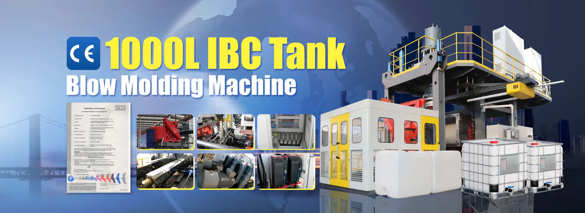 IBC Plastic Container Blowing Making Machine Ibc tank Blow Molding ...