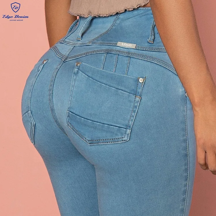 EDGE DENIM Custom Plus Size Stretch Butt Enhancing Jeans