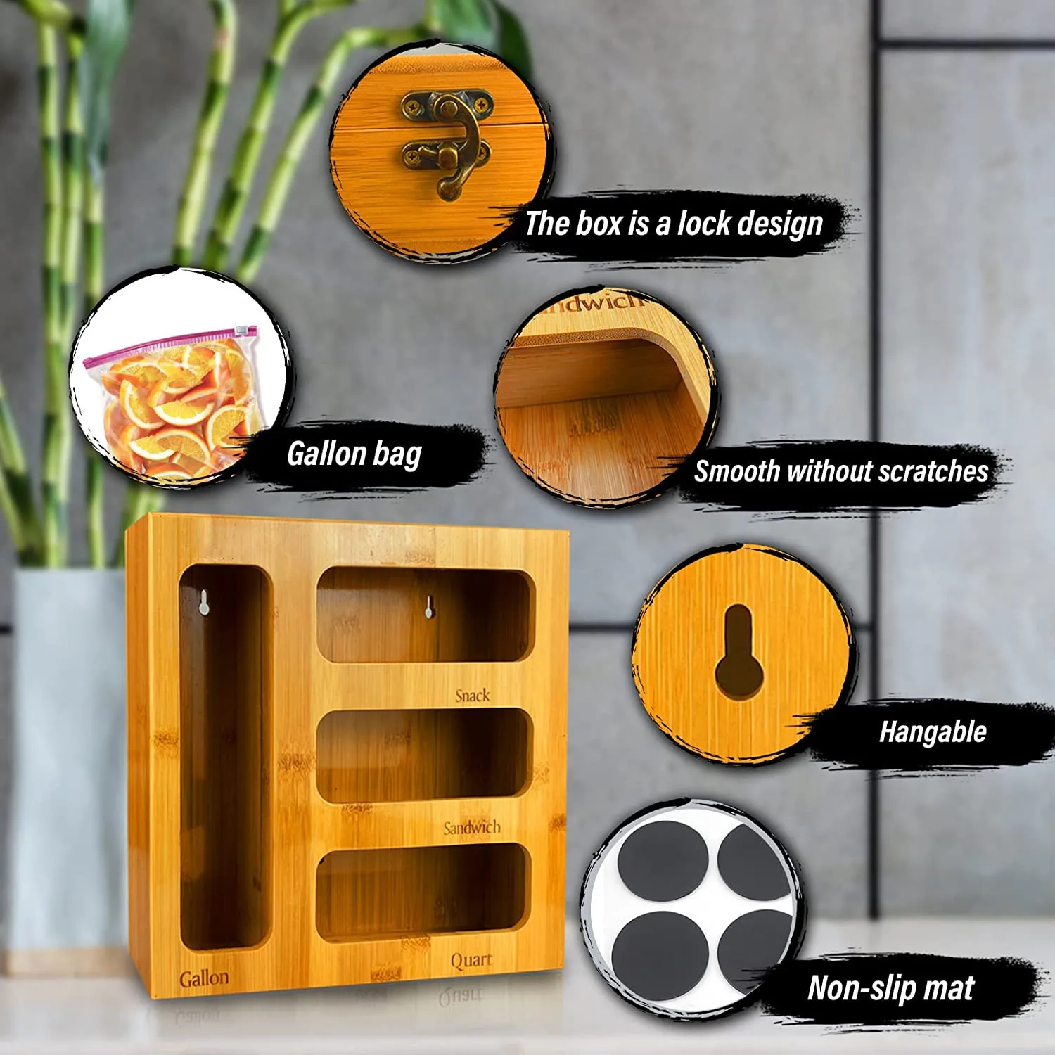 Cajones Y De Los Organizadores Best Sale Multi Function Sandwich Bag ...