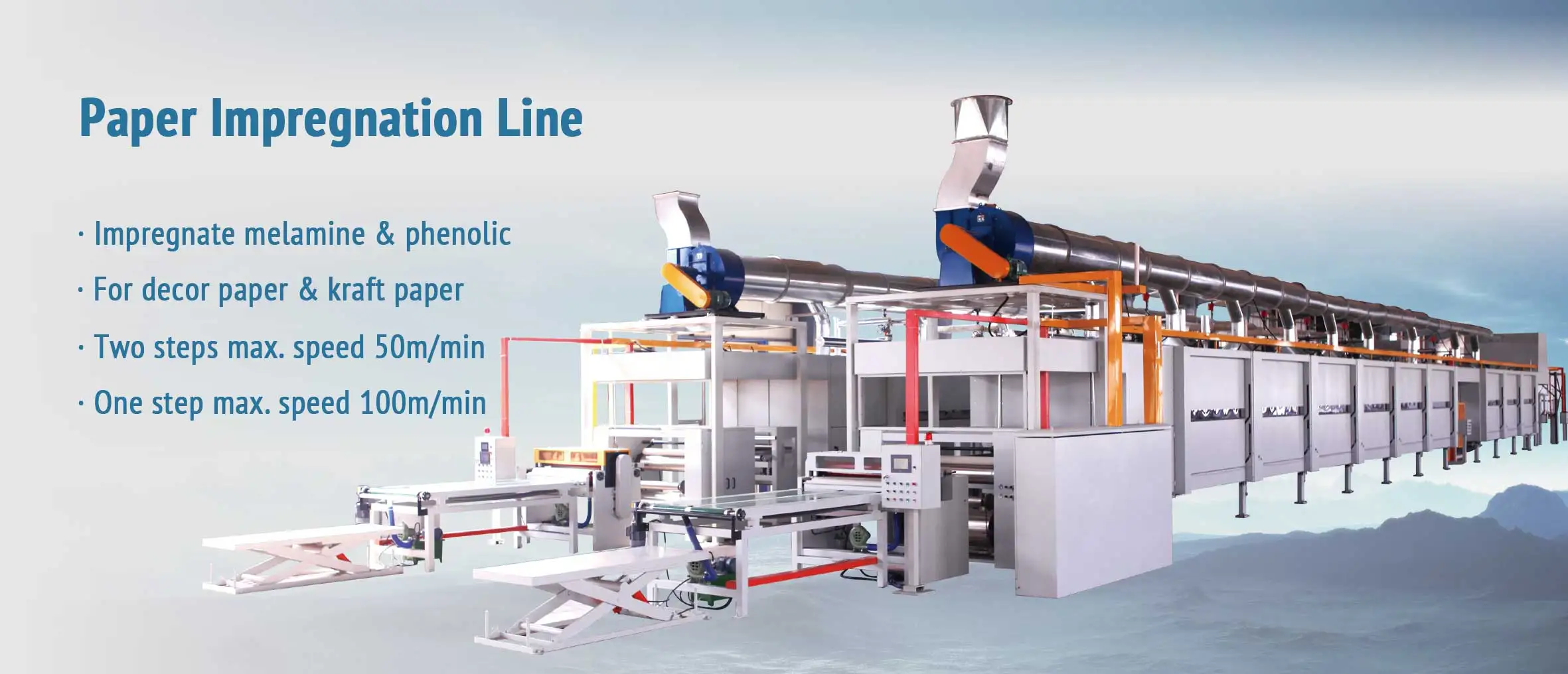 Paper Impregnation Line - Dipping Melamine Resin & Drying