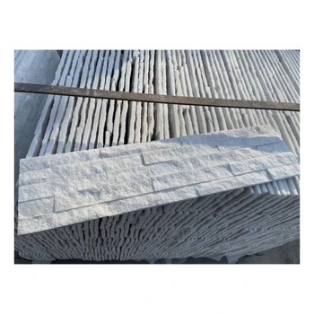 Modern White Culture Slate Stone Cladding Split Surface Finish Durable ...