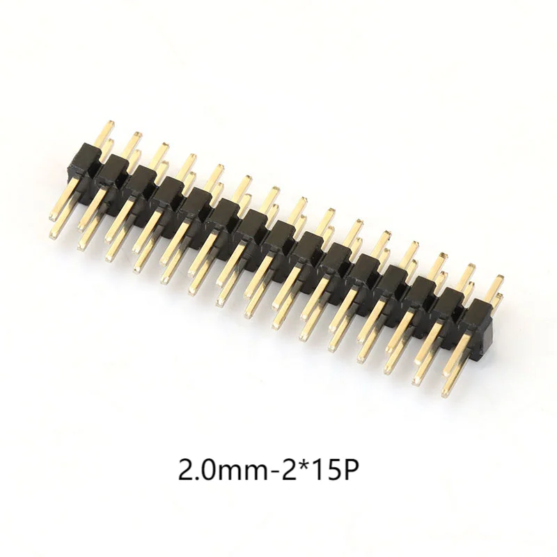 2*15pins Male Pin Header Connector Pcb Board 30 Pin Vertical Dip Double ...
