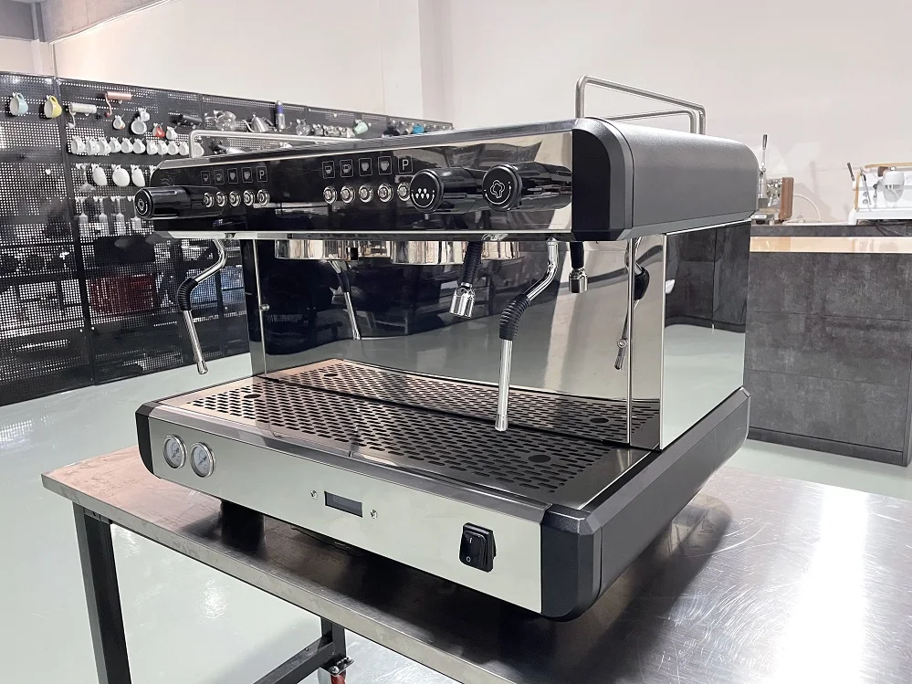 Stainless Steel Rotary Pump Italian Commercial Coffee Machine/coffe ...