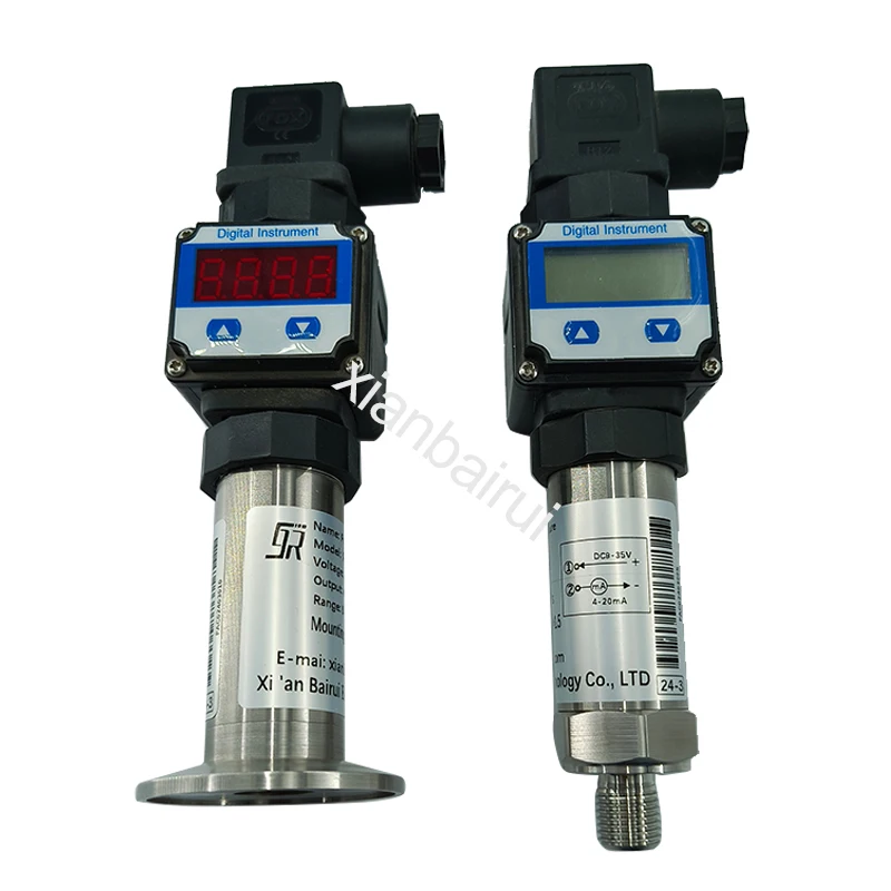 Digital Display Hydraulic Gas Pressure Transmitter 60mpa Industrial 4 ...