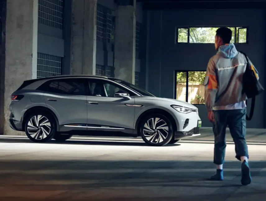 4wd Luxury Ev Suv Vw Id. 4 Crozz Prime Electric Super Car Volks-wagen ...