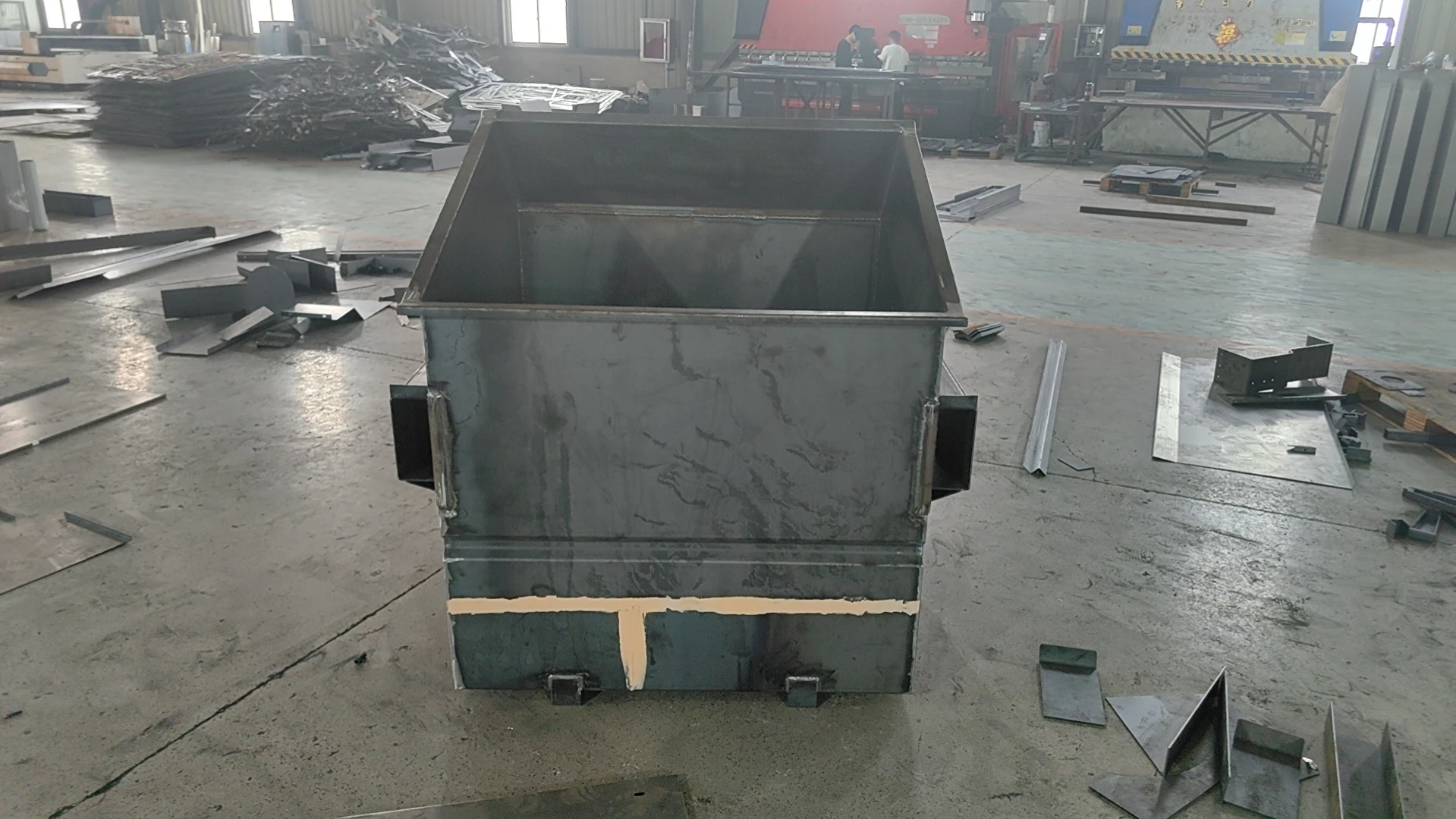 High Strength Steel Forklift Skip Recovery Waste Bins Waste Recovery ...