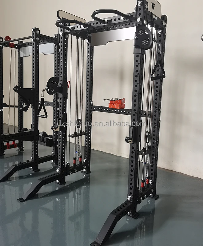Customizable Fitness Gym Equipment Cable Crossover Power Squat Rack ...