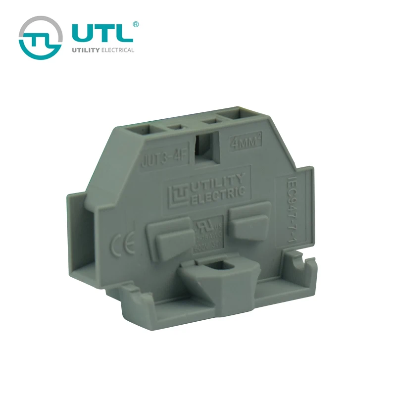 UTL Small Connectors Spring DIN Rail Mini Terminal Block