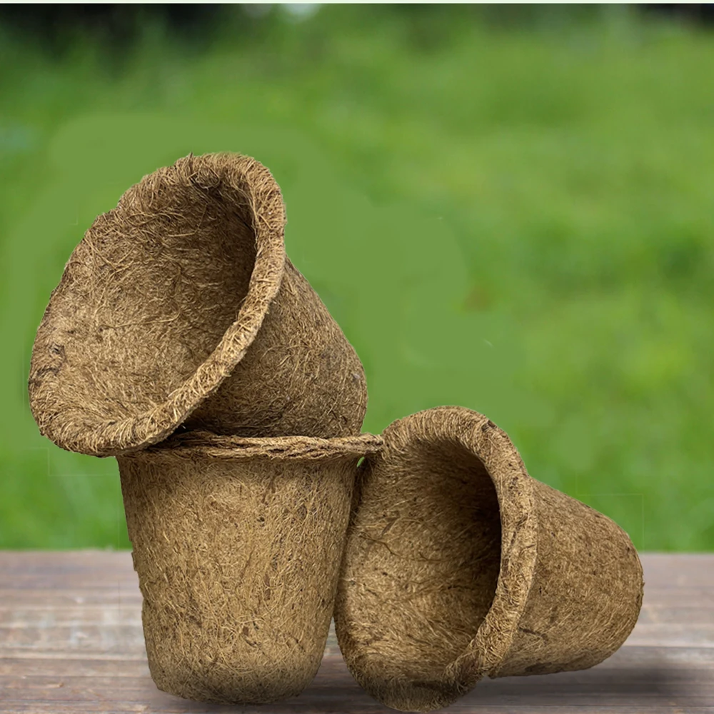 Biodegradable Coconut Coir Pots Garden and Home Flower Pots & Planters ...