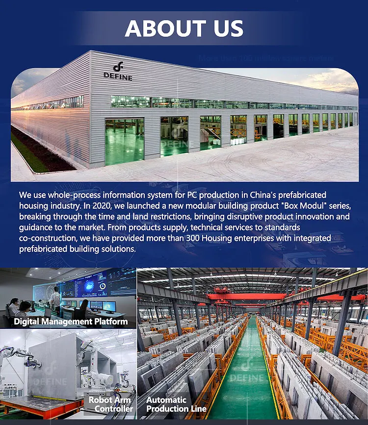 Luxury Turnkey Solution - Two Story Prefab Concrete House