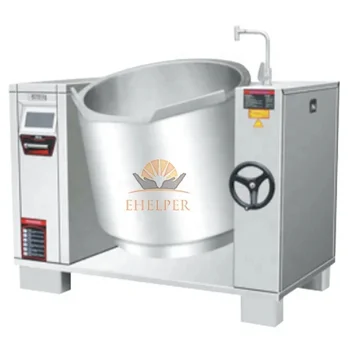 Factory 100-500l Automatic Cooking Mixer Machine10l+10l Oil Deep Fryer ...