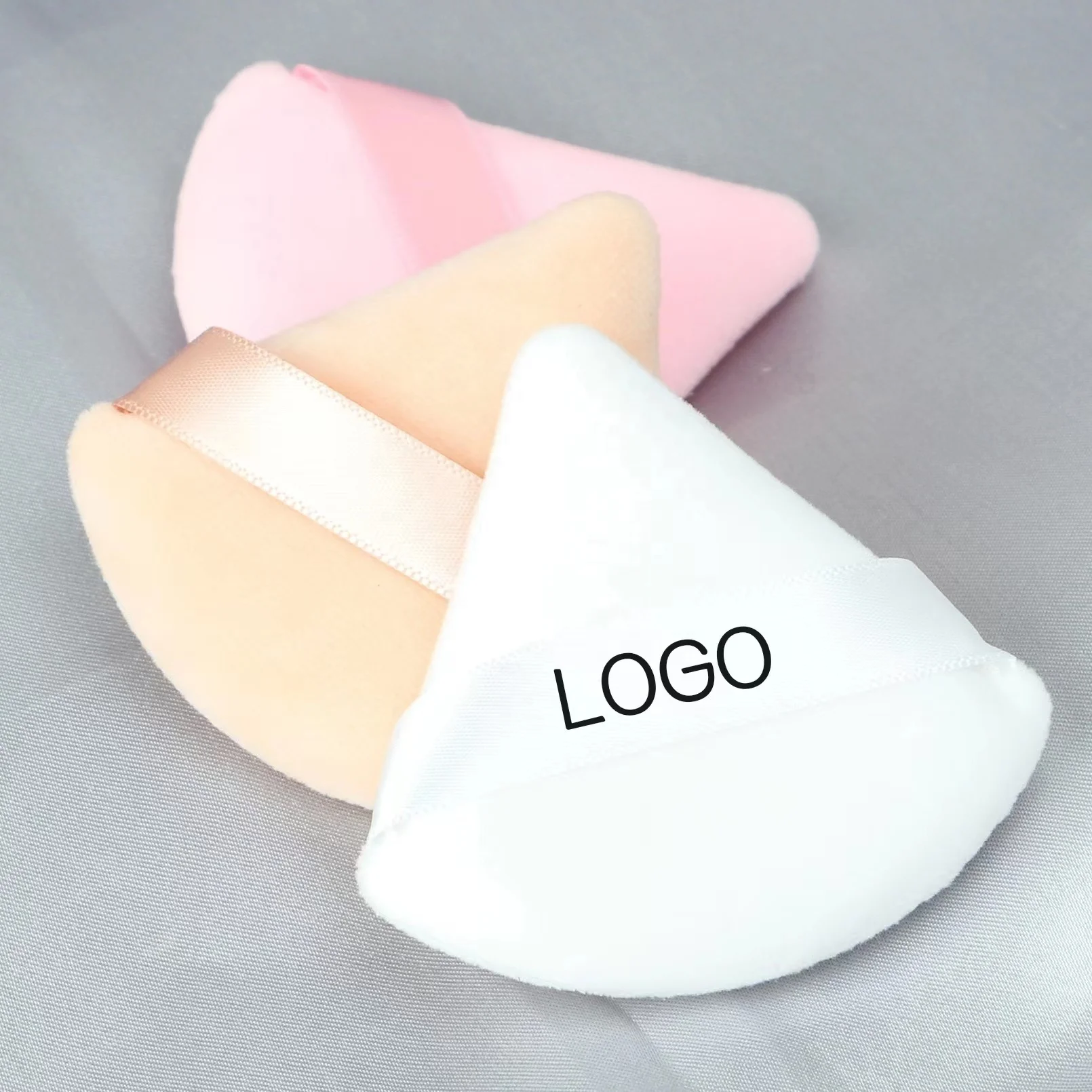 Biumart Triangle Makeup Puff Custom Private Label Logo Supper Soft ...