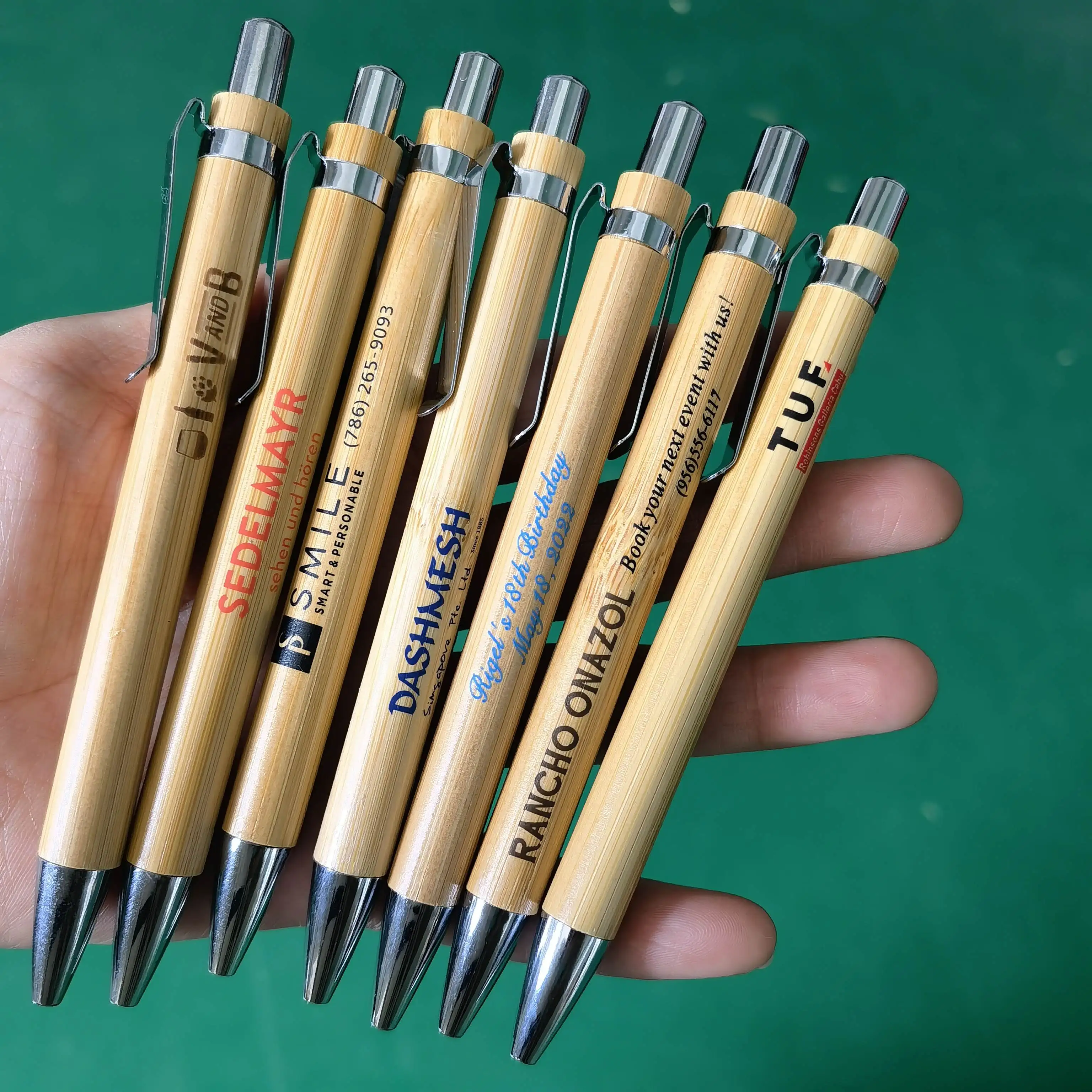 Wholesale Promotional Cheap Environmental Eco Friendly Bamboo Pen with Logo