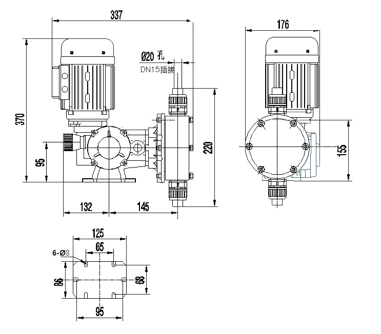 Chemical Automatic Dosing Pump for Dosing Tank in System