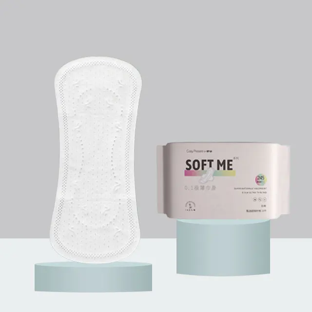 Wingless Biodegradable Soft Mini Absorbable White Disposable Sanitary ...