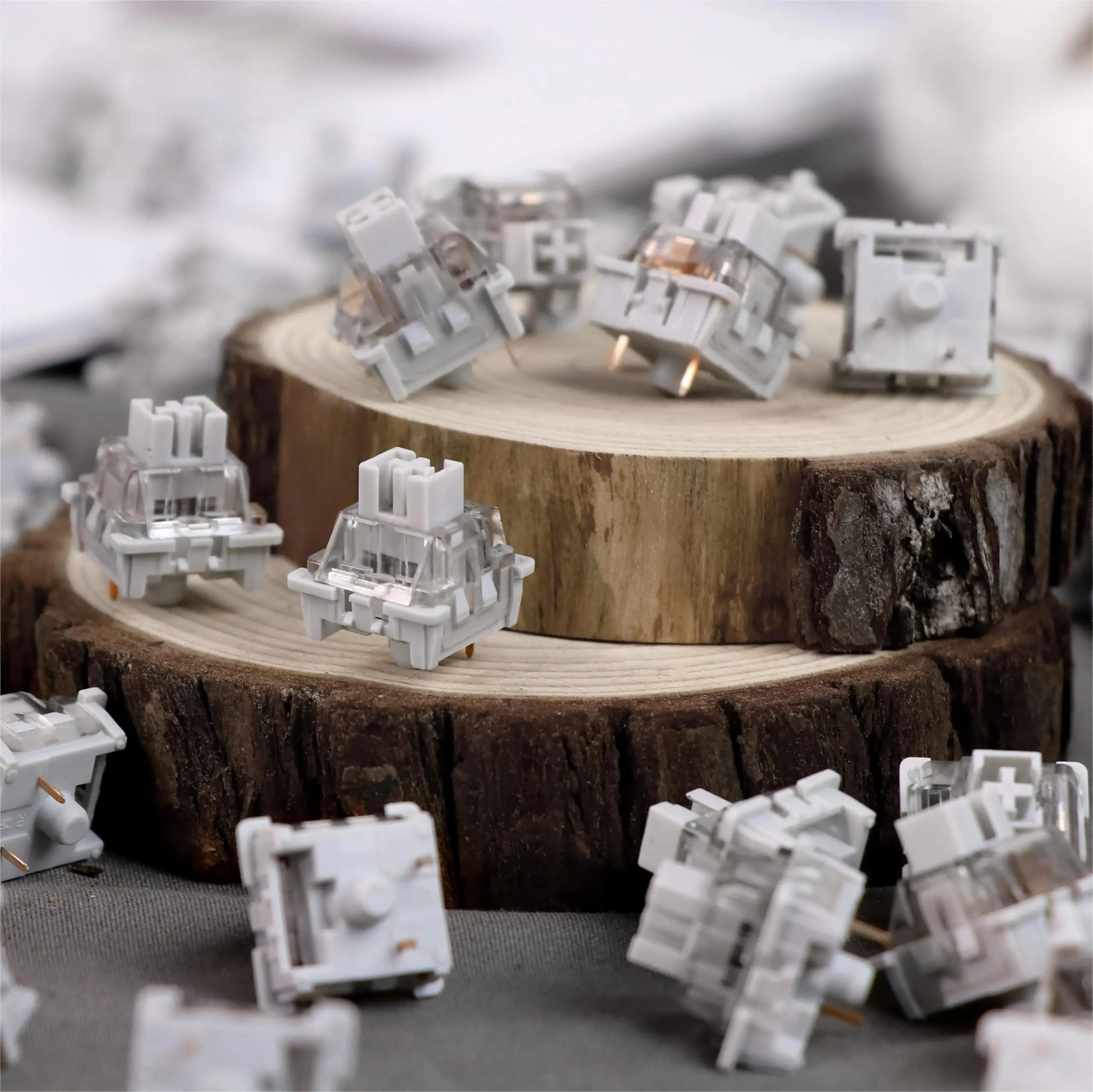 HZGAMER Graywood V3 Switch Set for Linear Mechanical Keyboards