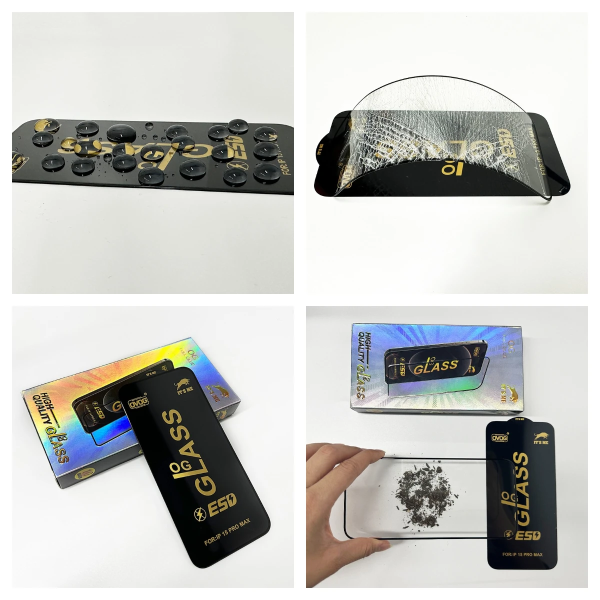 Hyto Super X Tempered Glass For Iphone 15 Anti Static Tempered Glass ...