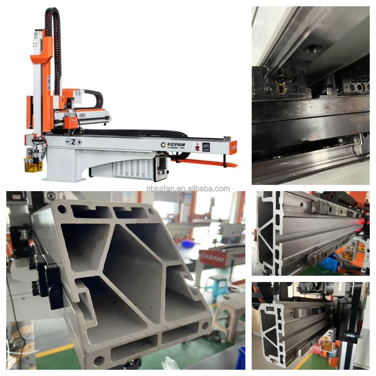 Top Entry Robot Arm Linear Gantry Robot 3 Axis For Injection Machine ...