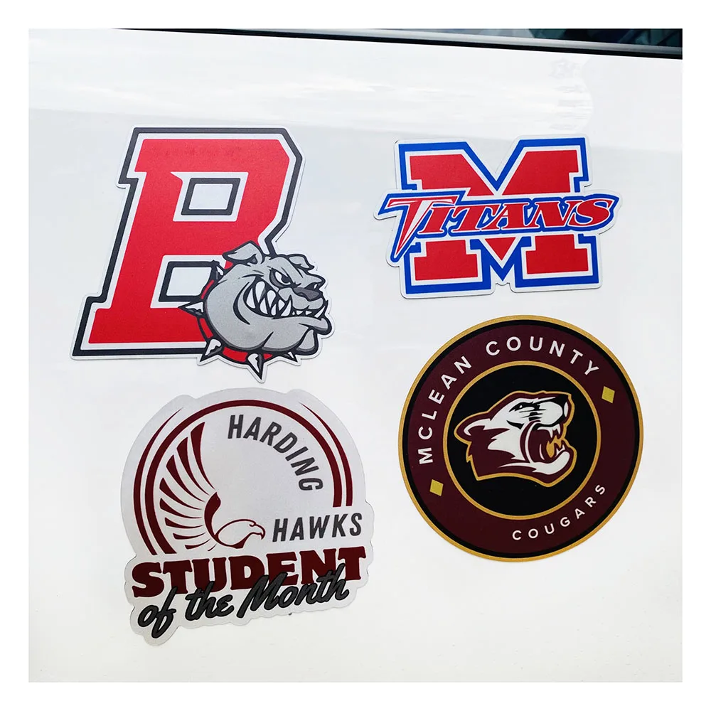 UV Resist Weatherproof Printing Custom Logo Reusable Car Magnets