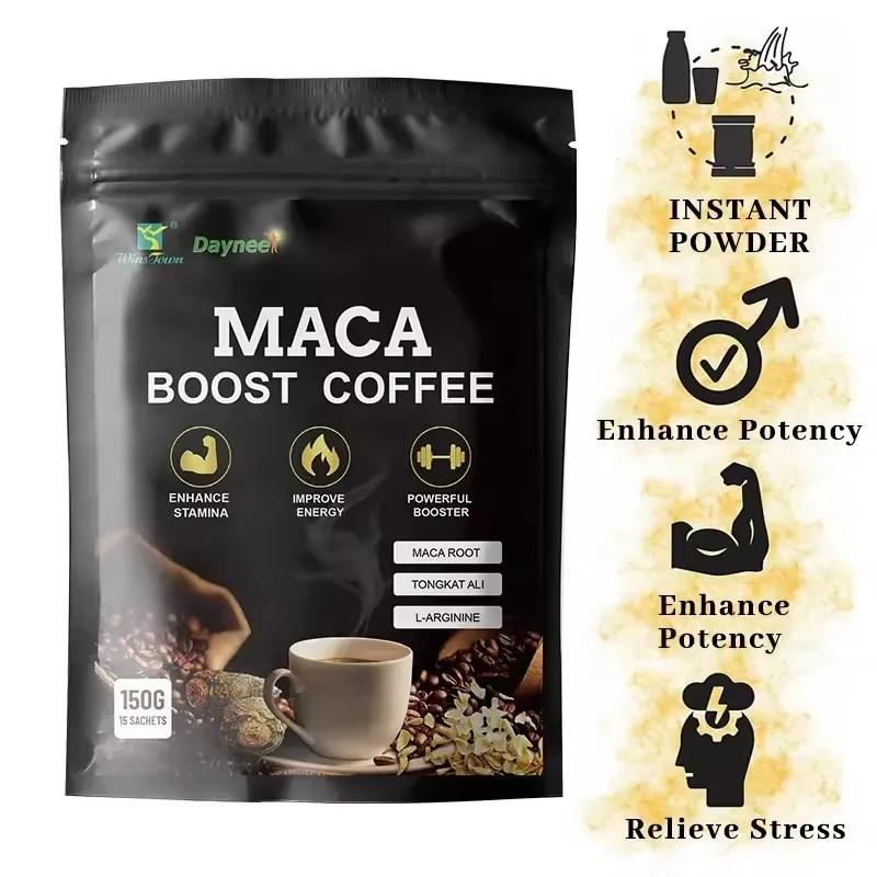 Private Label Man Maca Energy Coffee Natural Herbal Healthy Black ...