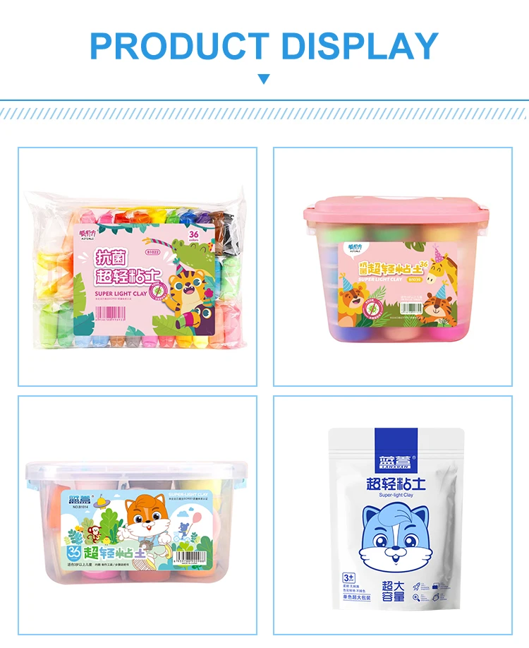 Polymer Clay 36 Color Play Dough Handmade Space Color Clay Clay Set ...