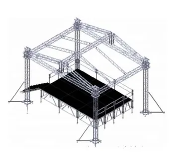 Lift Truss Event Stage System With Roof Truss System Easy To Setup For ...
