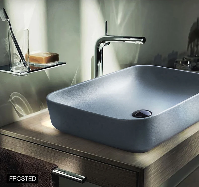 Colored Rectangle Basins - Durable and Stylish Sanitary Ware