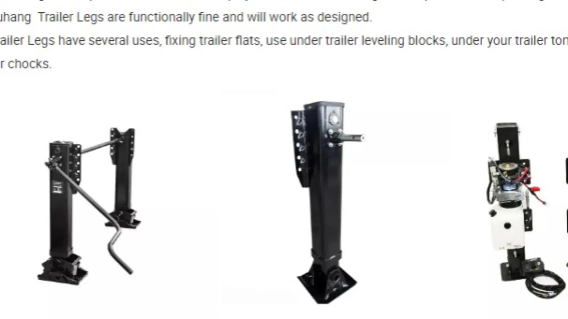 Standard Trailer Parts Adjustable 25ton 28 Ton 7000lbs Trailer Landing ...