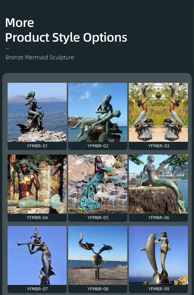 Life Size Mermaid Statues for Sale - Durable Bronze Art