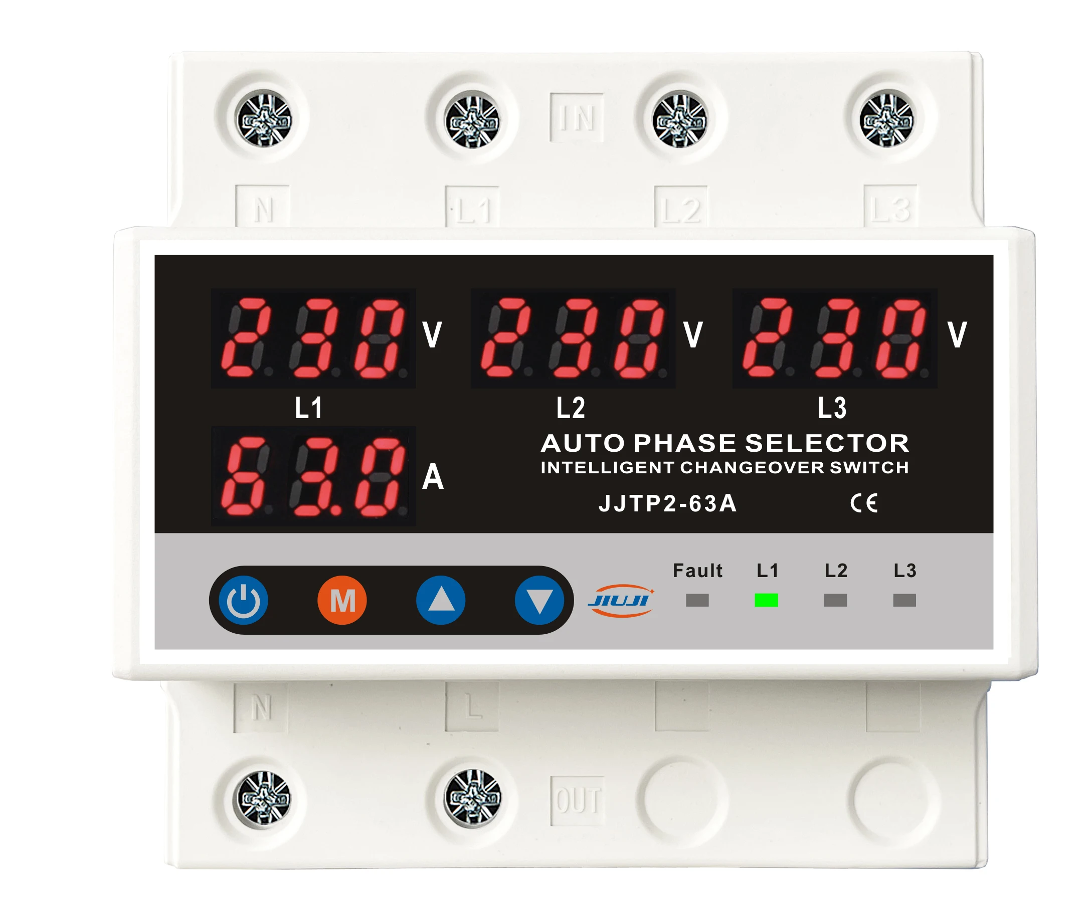 Jjtp2-63a Auto Phase Selector Intelligent Changeover Switch Adjustable ...