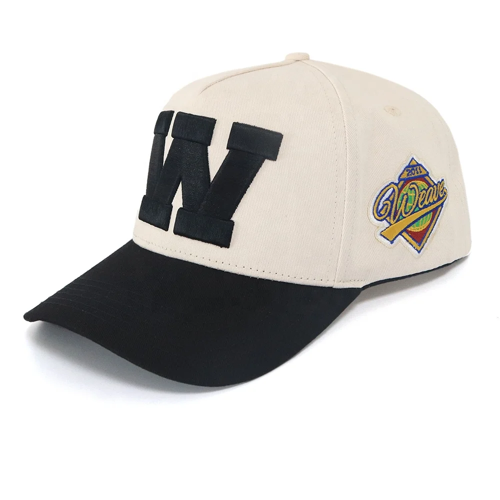 New Fashion Small Moq Personalized 3d Puff Embroidery A Frame Custom ...