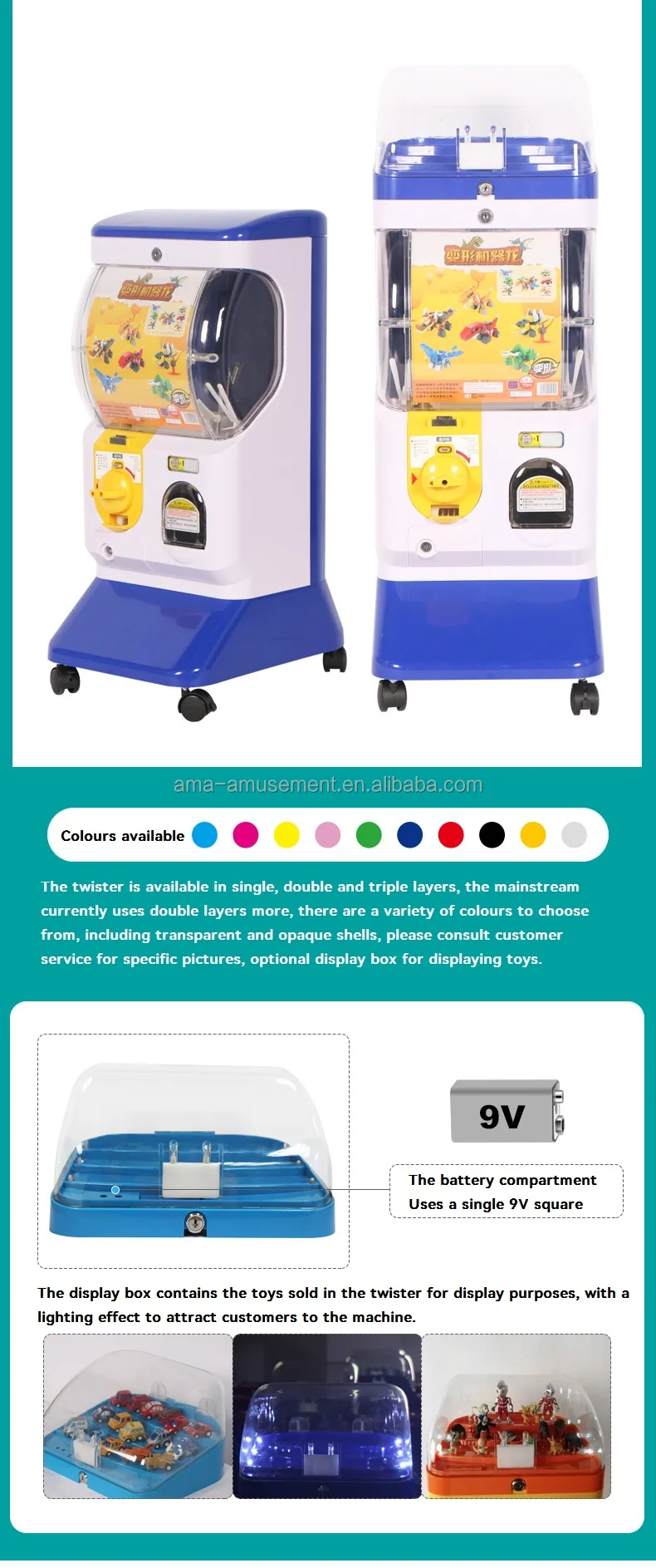 Desktop Machines Candy Snacks Mini American Gashapon Gacha Capsule Toys ...