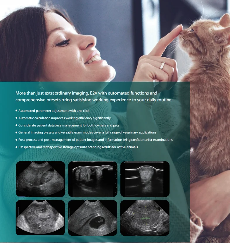 Sonoscape E2v E2 Veterinary Scanner Portable Color Doppler Ultrasound ...