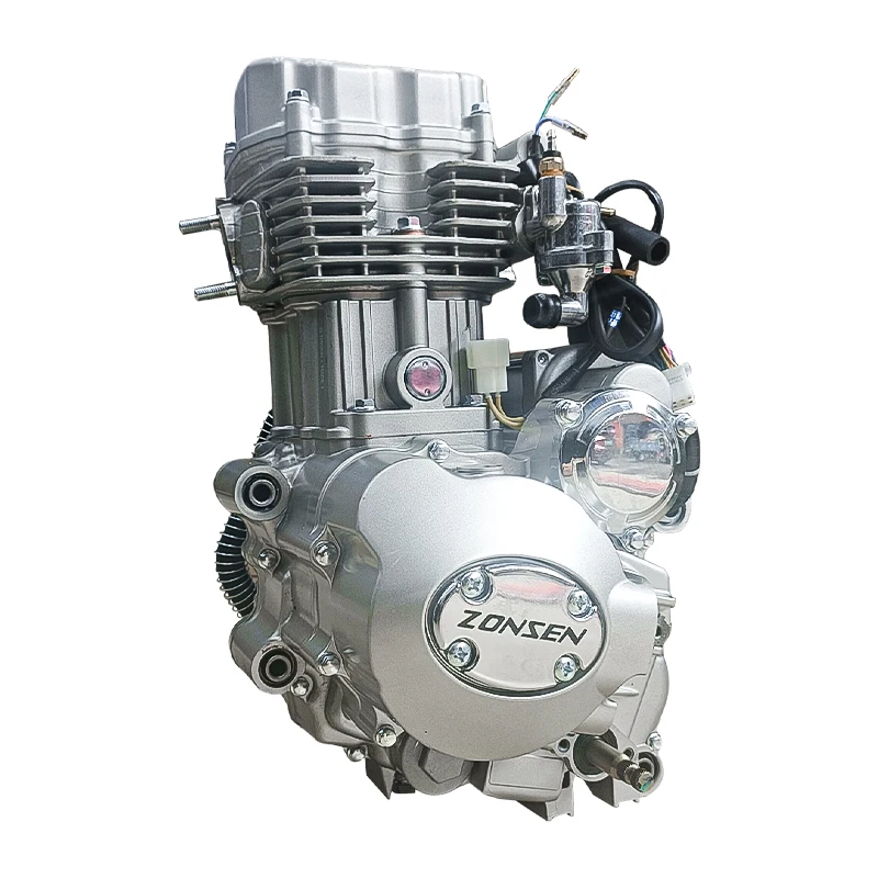 Oem Zongshen 200cc Motorcycle Engine 4 Stroke Water Cooled Cdi Electrical Kick Start Cg200 With ...