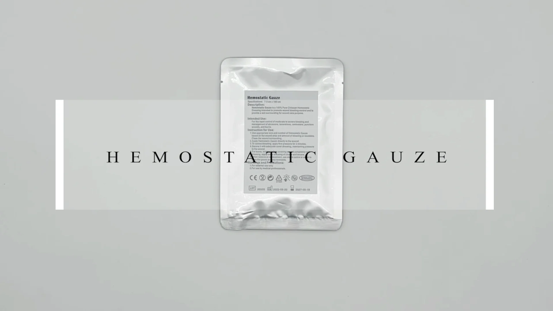 Hot Sale Medical Hemostatic Gauze Dressing Absorbable Hemostat Gauze ...