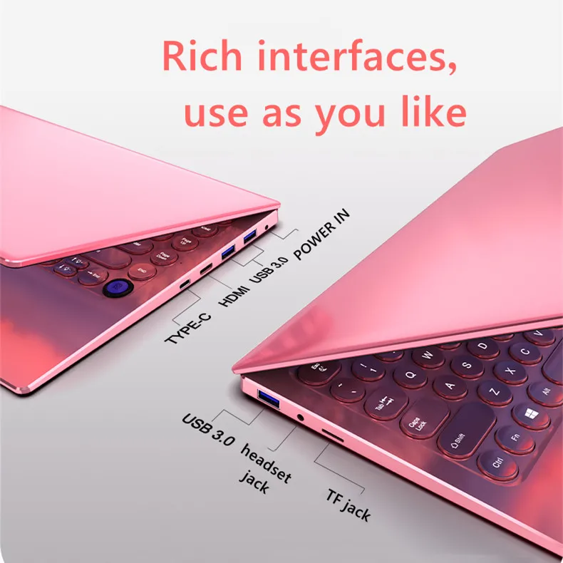 2021 14inch Laptops Cheap Notebook Ultra Mini Portable Pc Computer For ...