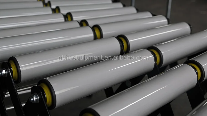 Flexible Gravity Manual Plastic Conveyor Roller - 40kg/m