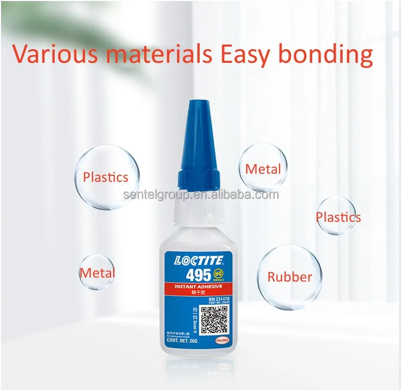 Fm High Temperature Loctiter 401 406 410 495 480 490 Super Glue Curing ...