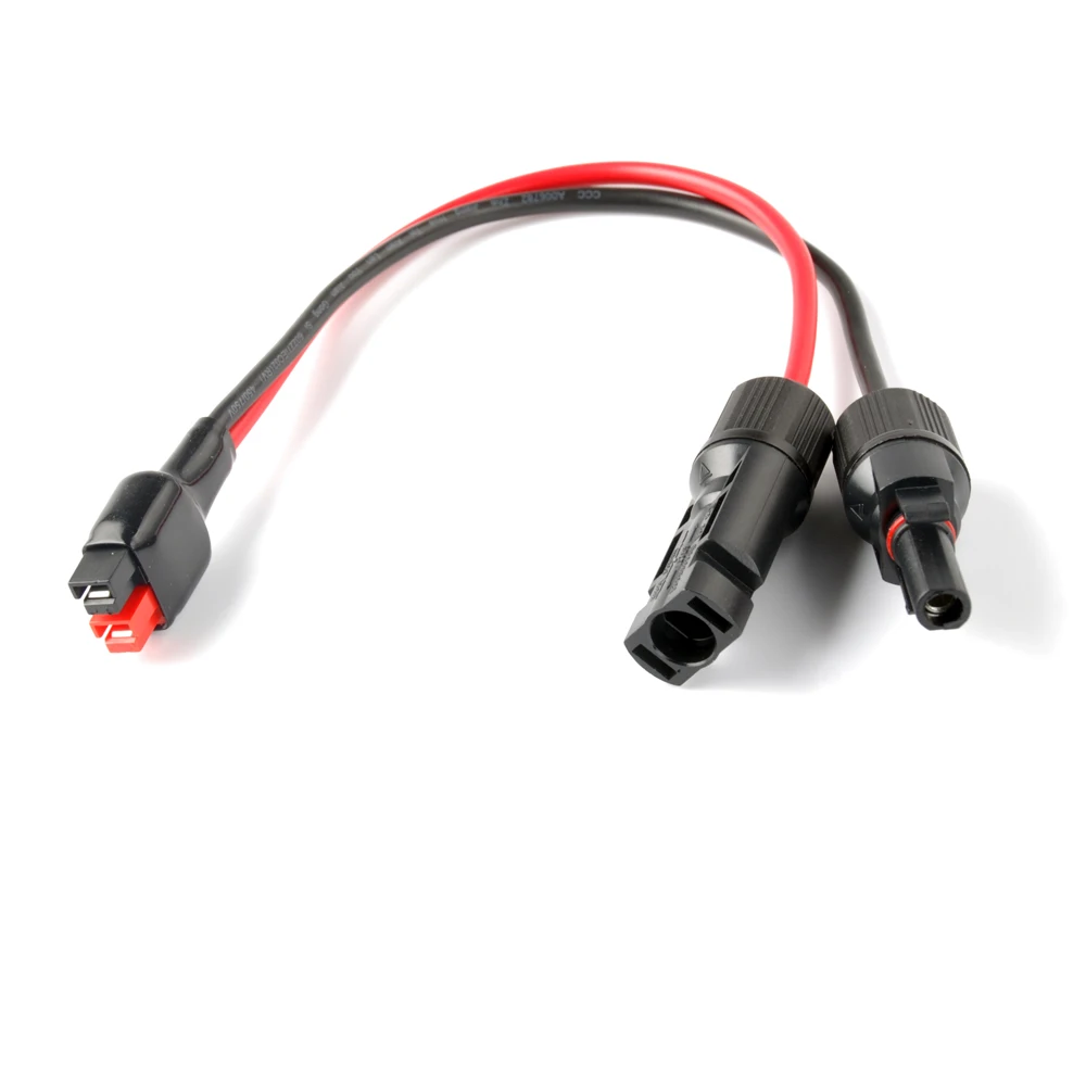 20cm 4mm Mc 4 Plug To 2 30a Ander-son Up And Down Monopoles Connector ...