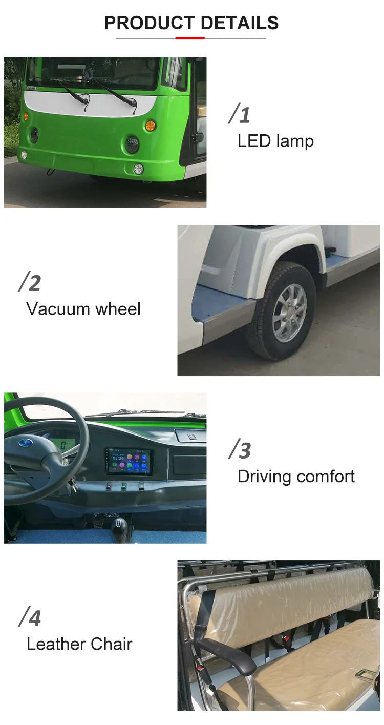 4 Wheels Electric Luxury Sightseeing Resort Car With Sofa Seats - Buy ...
