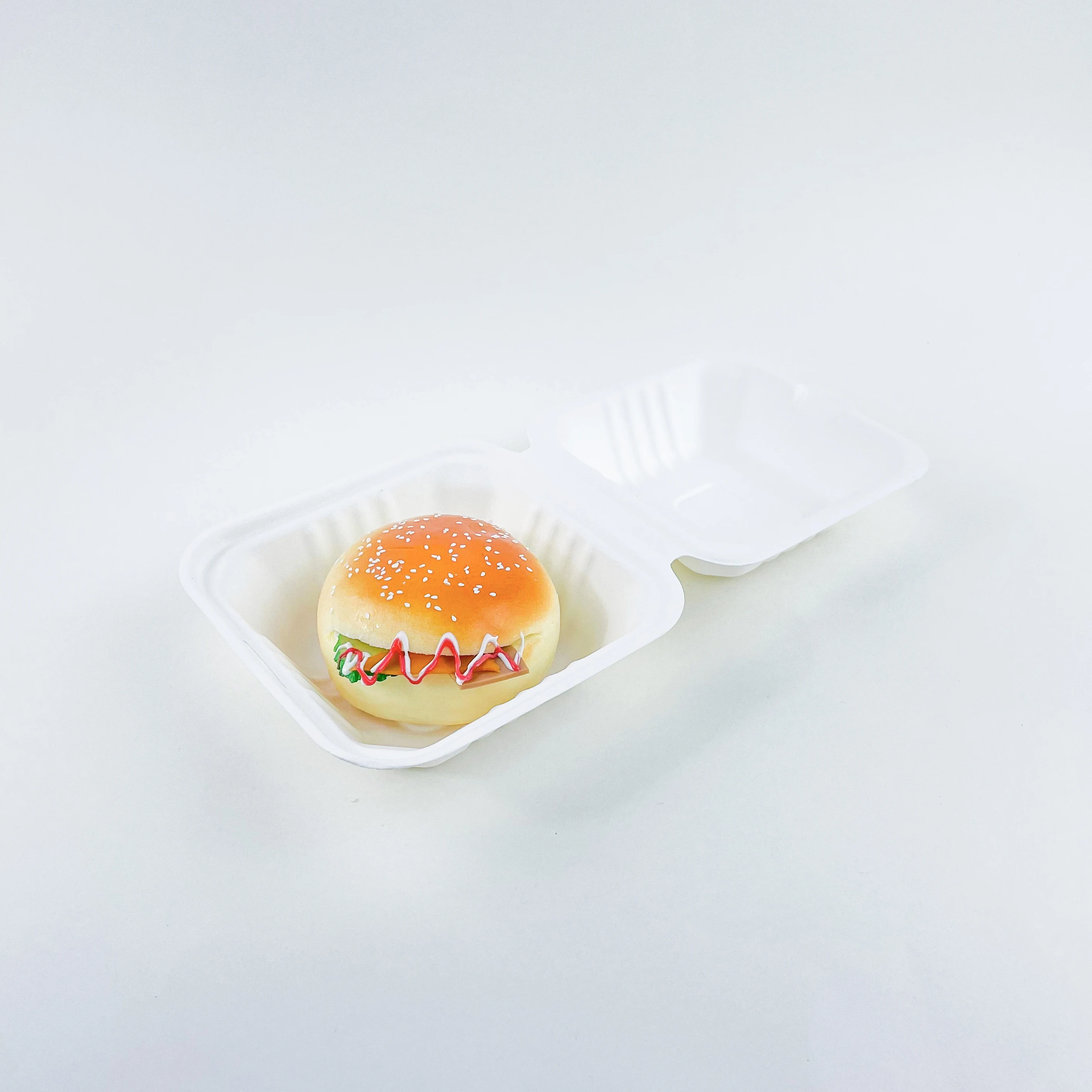 Disposable Sugarcane Bagasse Food Container Fast Food Take Away ...
