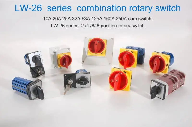 Rotary Switch Lw26s-20 Key Lock(ce Certificate) Cam Switch - Buy Cam ...