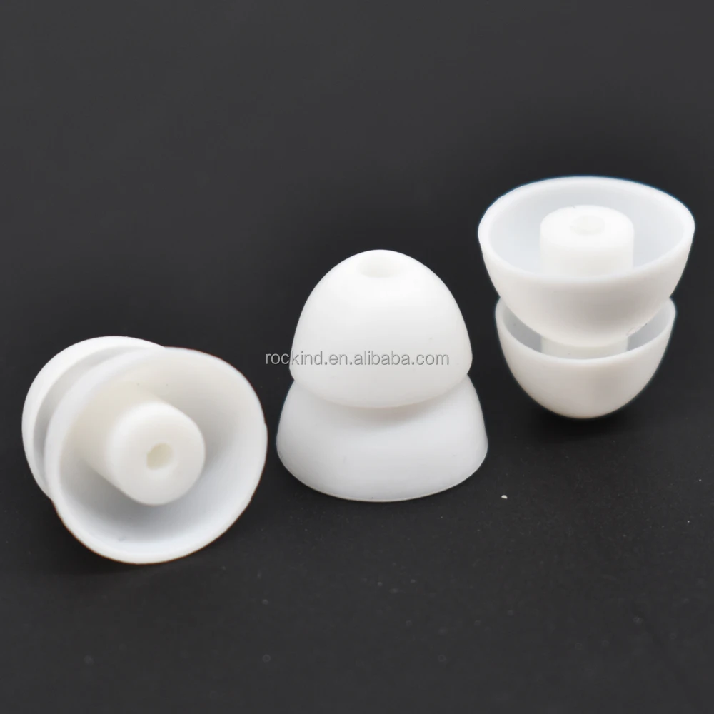 2mm Dual Flange Eartip Soft Earbuds Eargels For In-ear Earphone With ...