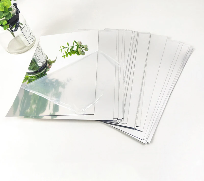 Pet Petg Electroplated Reflective Wood Veneer Wainscot Mirror ...