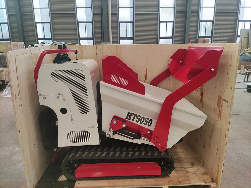 Hightop Ht500 Smallest Mini Dumper 500kg Hydraulic All Terrain Track ...