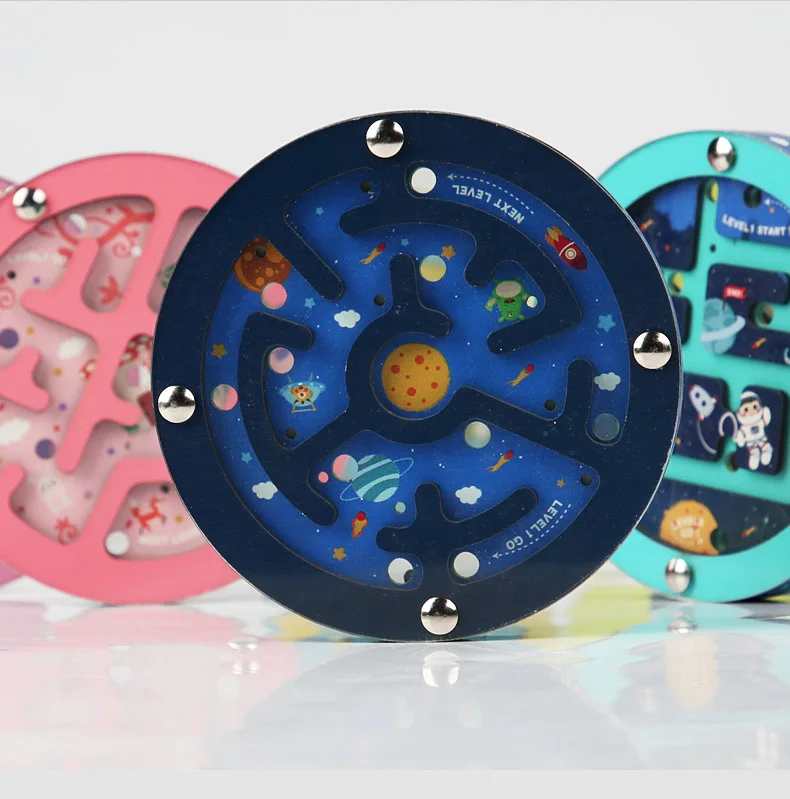 Children's Mini Handheld Bead Balance Board Game Educational Balance ...