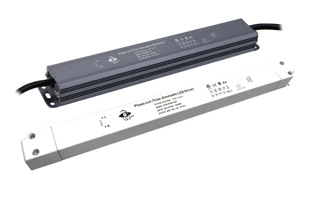150W 12V 24V Slim Linear Triac Dimmable Constant Voltage Led Driver