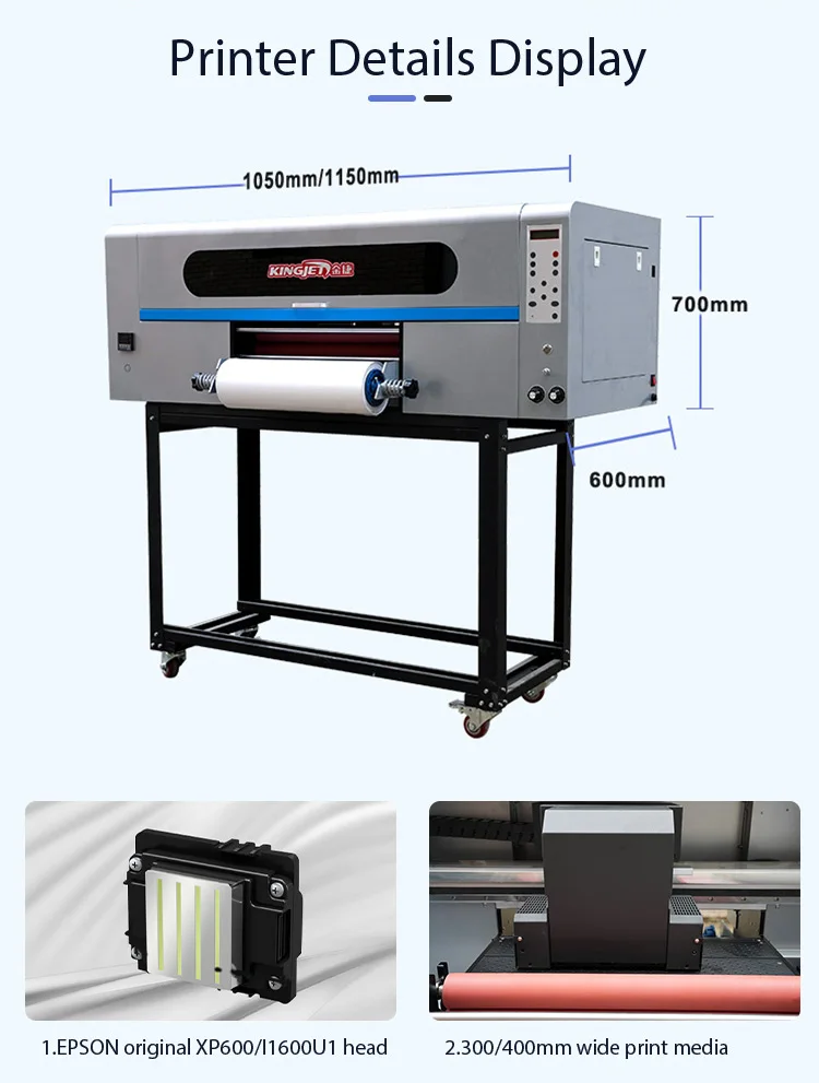 30cm All in One A3 Impresora Dtf Uv Printer Printing Laminating Large ...