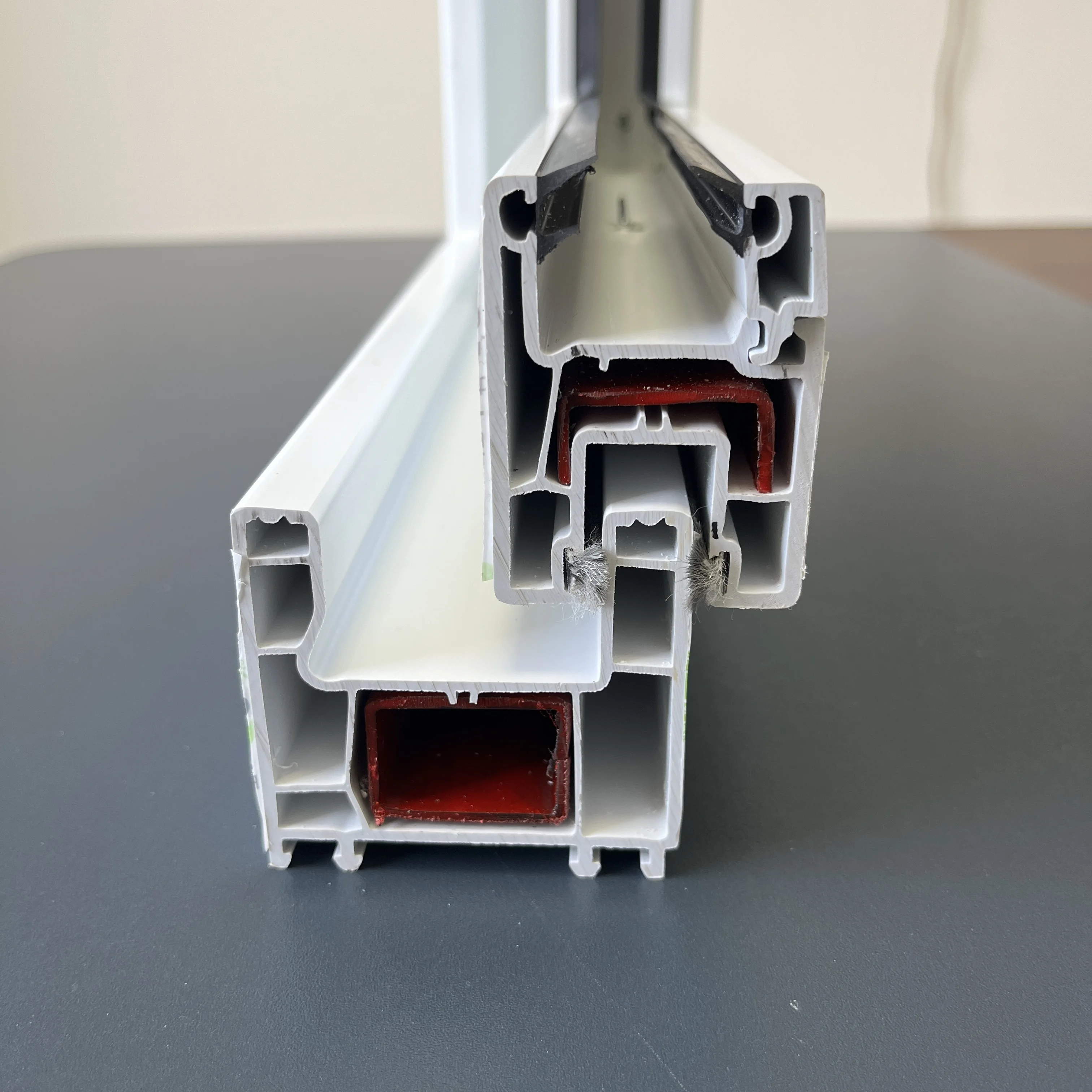 Durable European Style PVC Profile Sliding Casement Windows