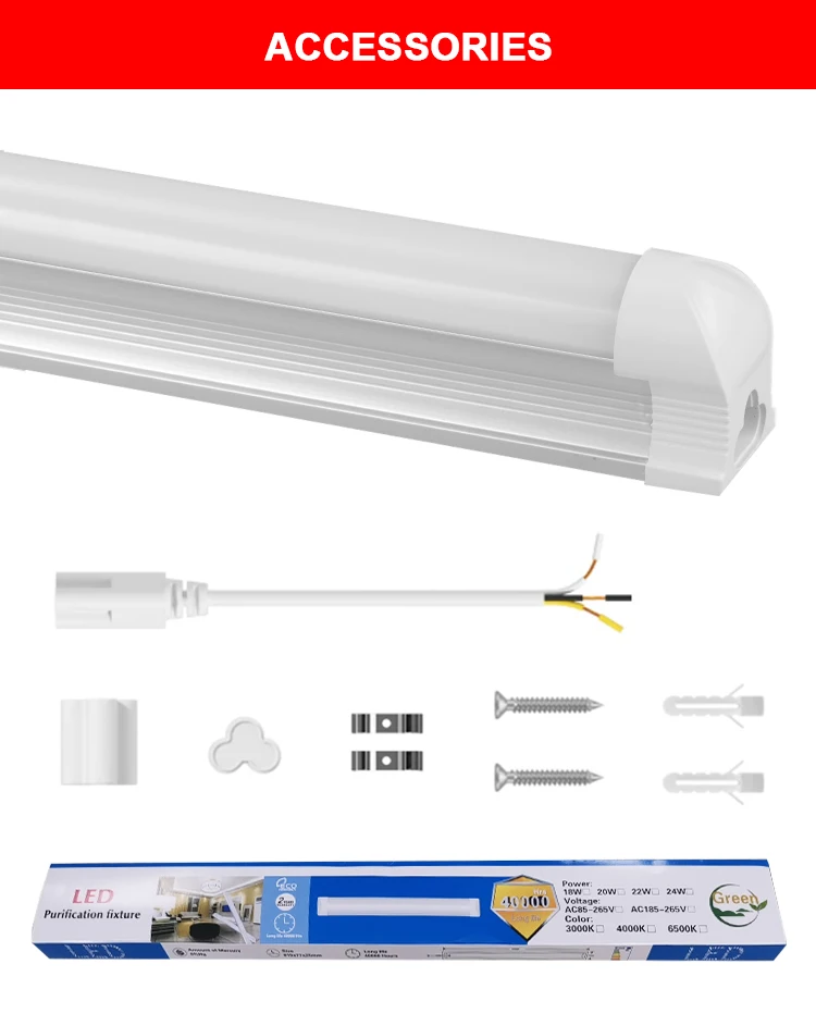 Workshop Warehouse Garage Led Lamp 1ft 2ft 3ft 4ft Led T5 Tube Light ...